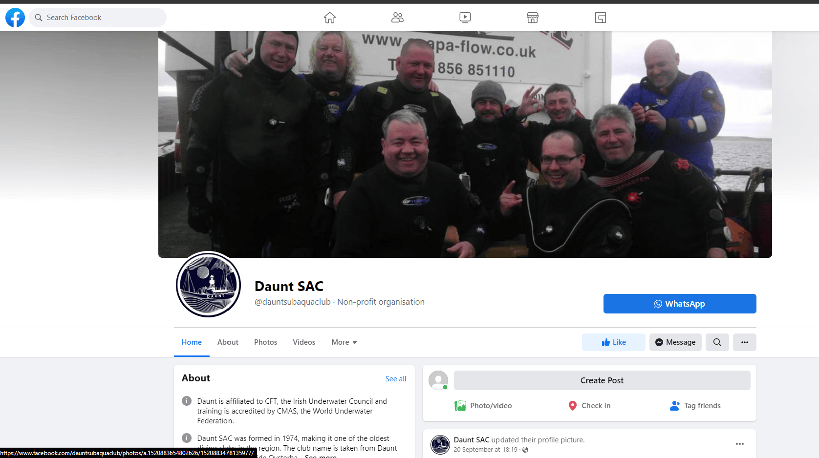 About Us - Daunt Sub Aqua Club